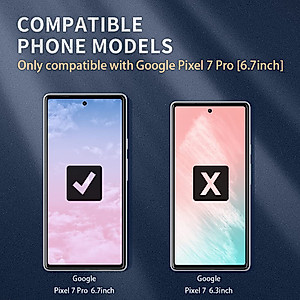 bokoo Crystal Clear Google Pixel 7 Pro Case.Soft Slim Fit Transparent Plastic TPU Protective Silicone Cover Phone Cases for Google Pixel 7 Pro [Slim Thin & Comfort Grip] [Shockproof]