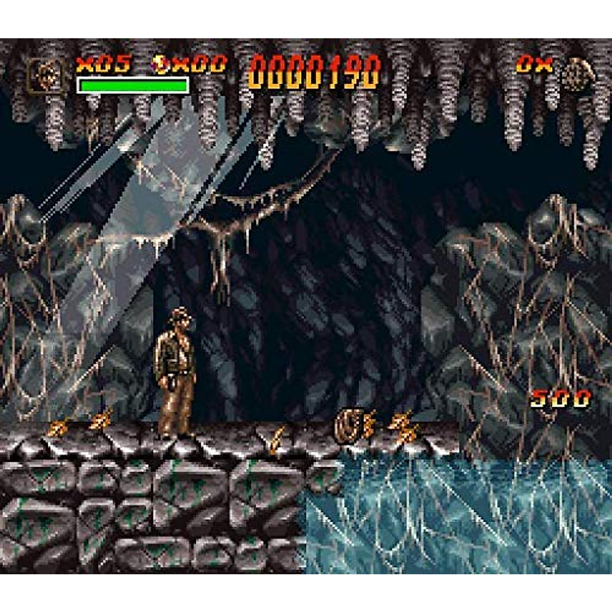 Indiana Jones Greatest Adventures - (Super Nintendo, SNES) - Reproduction Video Game Cartridge