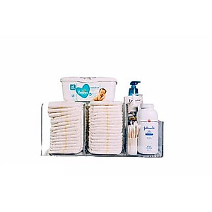 LELLOBABY™ - Deluxe Lucite Acrylic Diaper Caddy