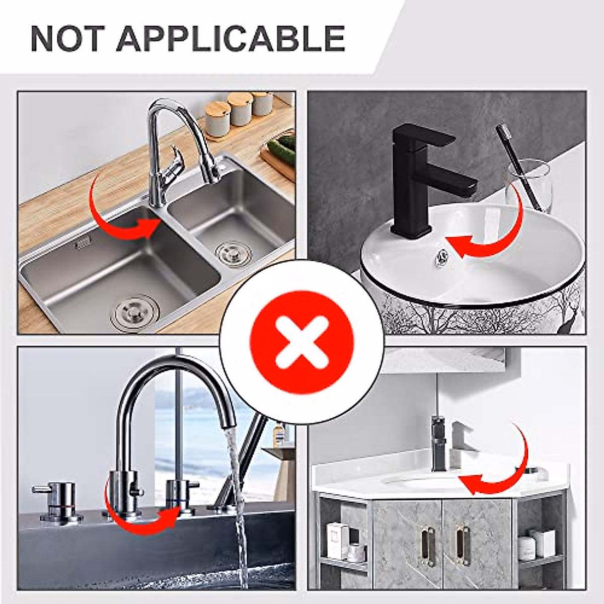 Silicone Faucet Mat for Kitchen, Sink Splash Guard, Sink Draining Pad Behind Faucet, Kitchen Sink Accessories, Faucet Absorbent Mat, Bathroom Faucet Water Catcher Mat (Black (14.6" x 5.6"))