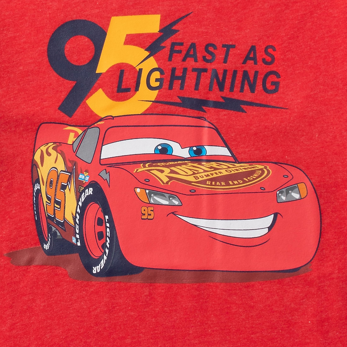 Disney Cars Lightning McQueen Boys Long Sleeve Sweatshirt and Pants Set for Toddlers and Big Kids