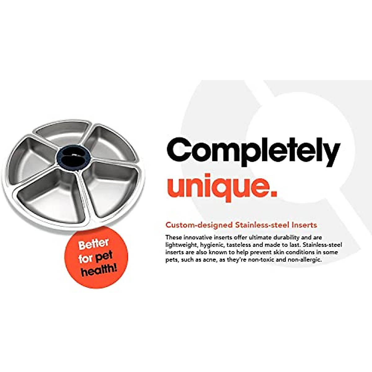 Cat Mate C500 Five-Meal Automatic Pet Feeder with Stainless Steel Bowl Inserts