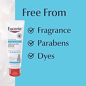 Eucerin Intensive Repair Light Feel Foot Creme 3 Ounce (Pack of 3)