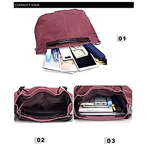 Eamom Extra Large Crossbody bags for Women Handbag Hobo Bag Canvas Purse Women's Clutch Handbags Shoulder Purse (Deep khaki)