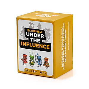 Extremely Under The Influence + Shot Glass Bundle (Expansion Pack and 6 Shot Glasses)