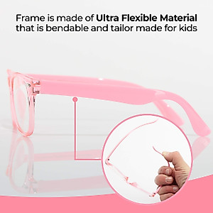 GALVANOX Ava & Ethan Blue Light Glasses for Kids, Blue Light Blocking for Computer/Gaming (Ages 3-12)