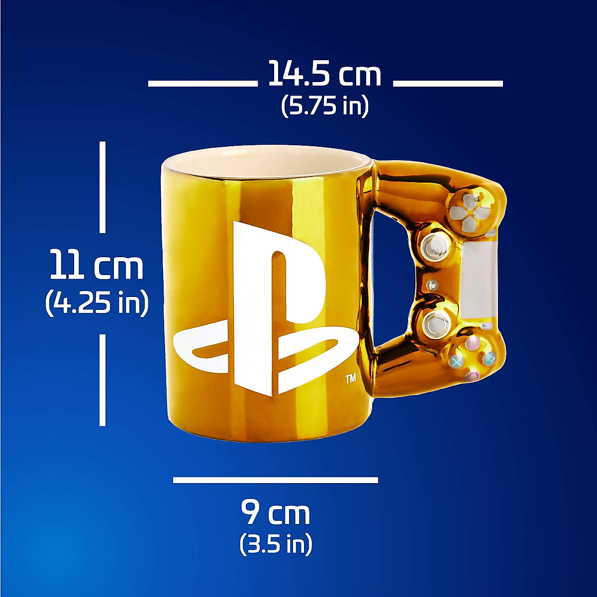 Paladone Playstation Controller Mug (Gold)