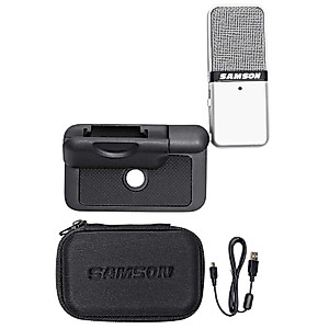 Samson GOMIC Go Mic USB Podcast Studio Recording Condenser Microphone+Clip+Case