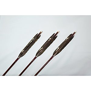Japanese Traditional Crafts Kyudo Arrow Black Eagle Wing Otori style2 6-Piece