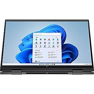 2021 Newest HP ENVY x360 2-in-1 Laptop, 15.6" Full HD Touchscreen, AMD Ryzen 5 5500U Processor up to 4.6GHz, 8GB Memory, 256GB PCIe SSD, Backlit Keyboard, HDMI, Wi-Fi, Windows 11 Home, Nightfall Black