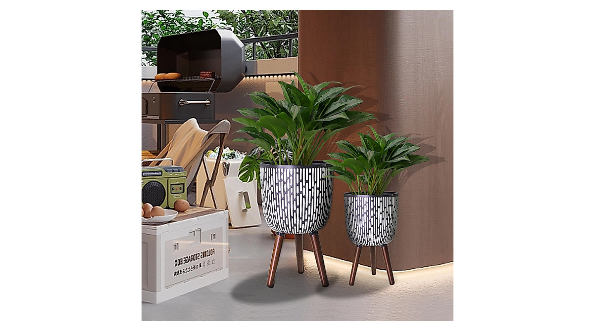 Opnons Plant Pot with Stand - Stylish Indoor Planter