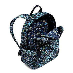 Vera Bradley Women's Cotton Small Backpack, Dreamer Paisley - Recycled Cotton, One Size