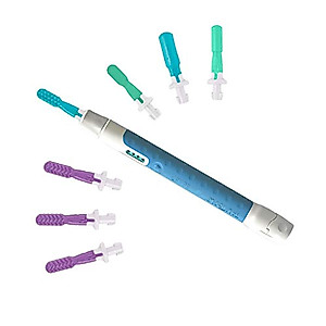 TalkTools® Sensi (Ocean Blue) Oral Sensory Therapy Tool with 7 Soft Sensi Jaw Tips