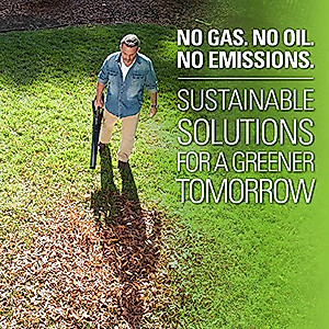 Greenworks 40V (110 MPH / 390 CFM) Cordless Axial Blower, 3.0Ah Battery and Charger Included LB-390