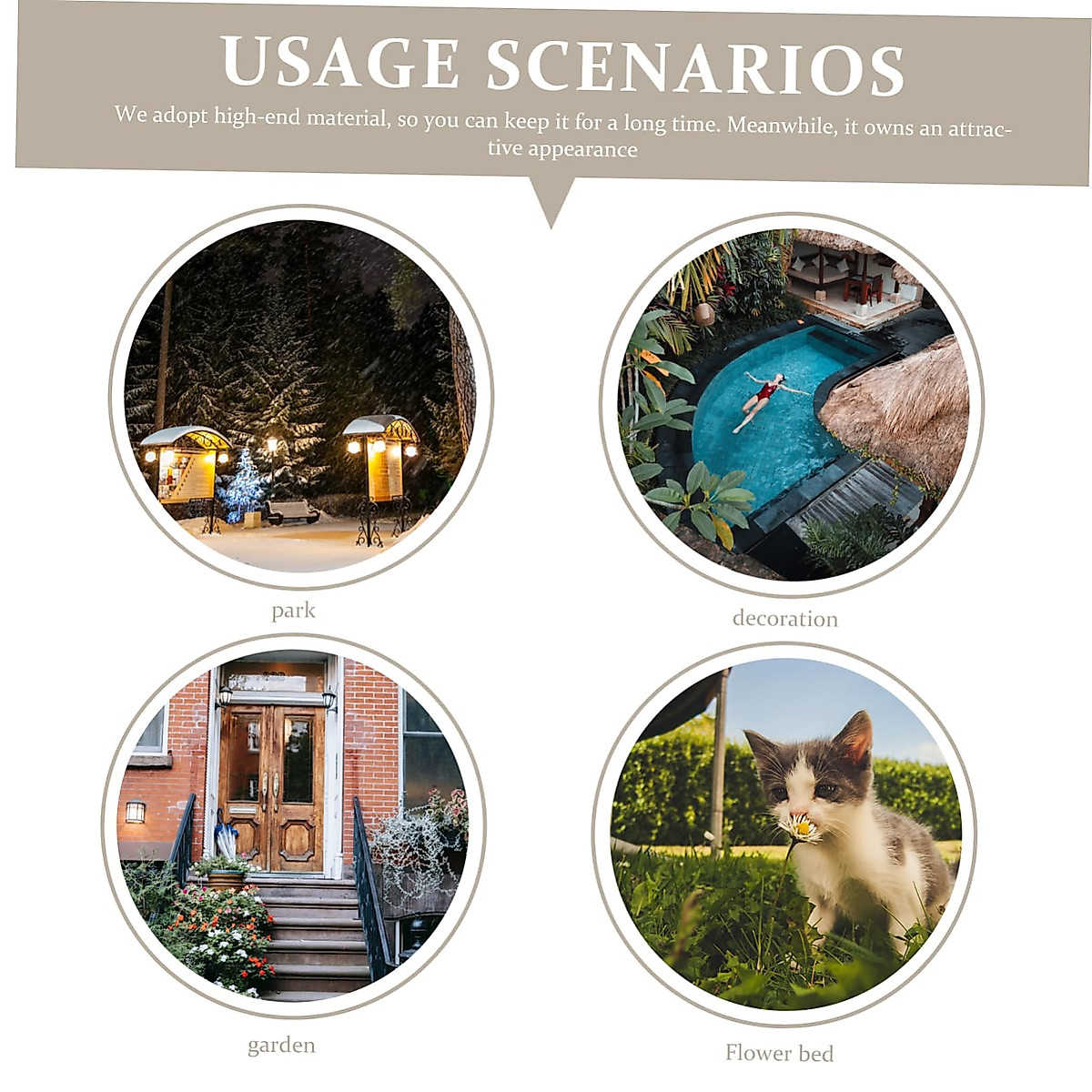 OSALADI Xmas Outdoor Decorations Christmas Decor Solar Lights for Outside Garden Lamp Waterproof Ground Pathway Lamp