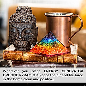 Energy Generator Orgone Pyramid for E-Energy Protection & Healing- meditation orgonite pyramids/crystal chakra