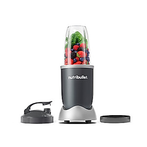 nutribullet EveryGrain Cooker & Personal Blender for Shakes, Smoothies, Food Prep, and Frozen Blending, 24 Ounces, 600 Watt, Gray, (NBR-0601)