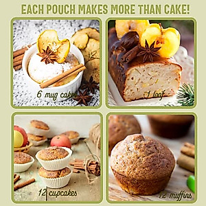 Sweet Logic Keto Baking Mix - Cinnamon Muffin - Gluten-Free - Dairy Free - Diabetic-Friendly - High Protein - Allulose - Stevia - Low Sugar - Low Carb - Quick 20-Minute Prep (1-2G Carbs Per Serving)