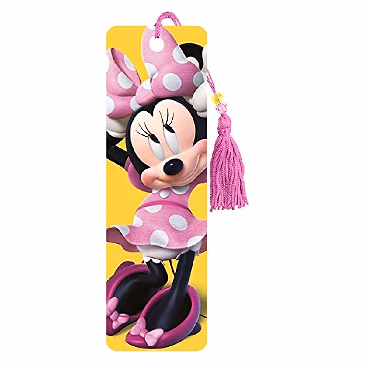 Classic Disney Disney Mickey and Minnie Mouse Bookmark Set - Bundle with 1 Mickey Mouse Bookmark, 1 Minnie Mouse Bookmark, and Mickey Roadster Stickers (Mickey Party Favors)