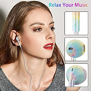 XNMOA Earbuds Wired for iPhone, Comfortable in-Ear Earphones,Connector Headphones Built-in Microphone & Volume Control,Compatible with iPhone14 13/12/11/Xr/Xs/Se/X/8/7/Plus Support All iOS System