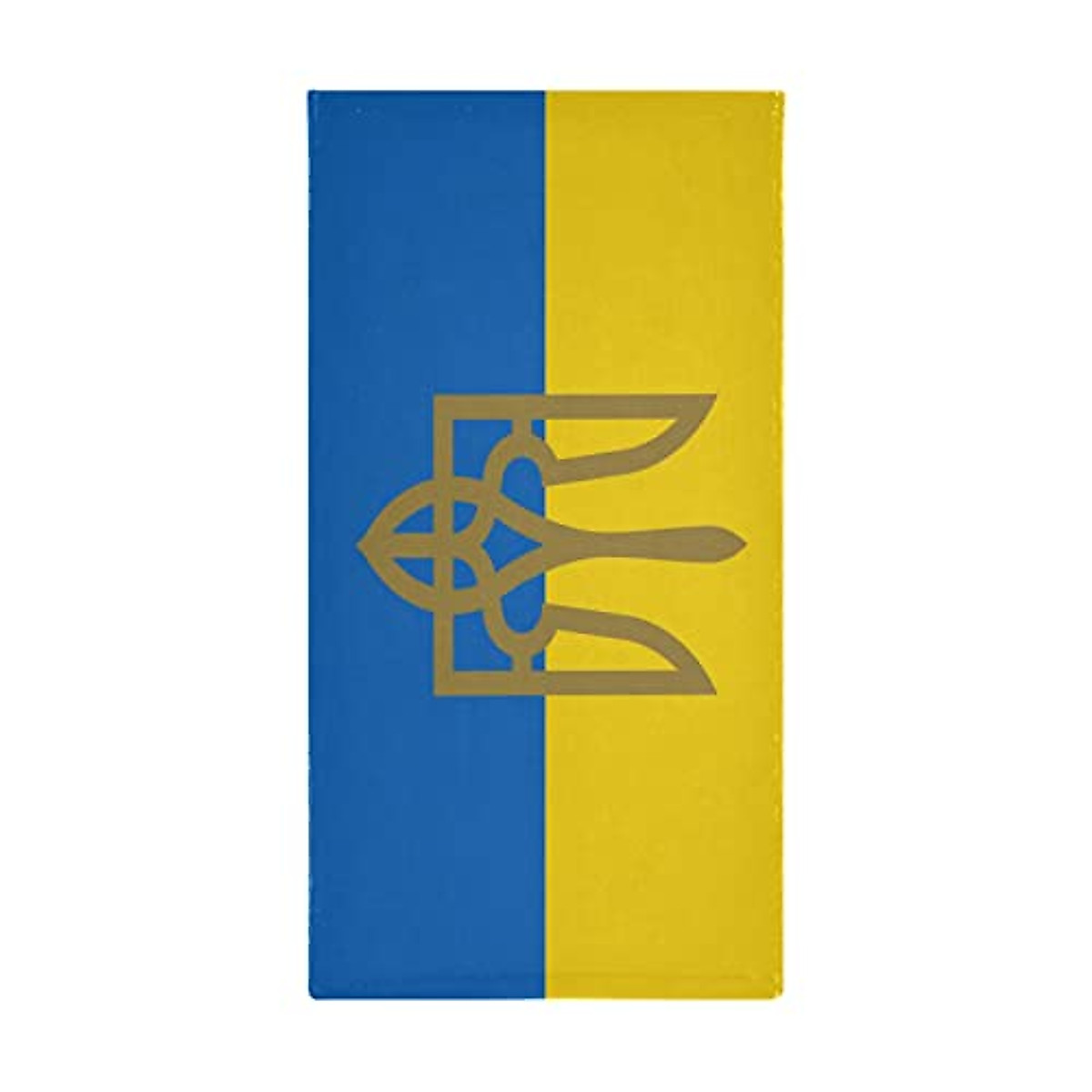 xigua Towels Ukrainian Flag Kitchen Towels 100% Cotton Soft & Absorbent Towels for Bathroom Thick Plush Hand Towel Beach, Pool, Gym, Yoga Quick Dry Towel Set 28.3x14.4in