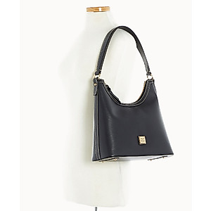 Dooney & Bourke Handbag, Saffiano Hobo Shoulder Bag - Black