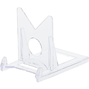 BCW 2-Piece Card Display Stands - 20 ct | Showcase Top Loaders, Magnetics, Screwdowns |Trading Card Display| Card Display Stand | Card Stand | Semi Rigid Card Holder Stand | Clear Plastic Stand