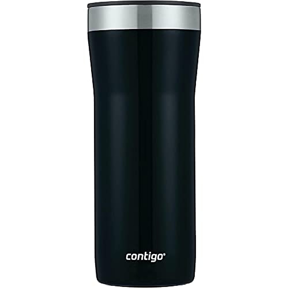 Contigo Streeterville Stainless Steel Vacuum-Insulated Tumbler with Flex Straw and Splash-Proof Slider Lid, 32 oz, Licorice