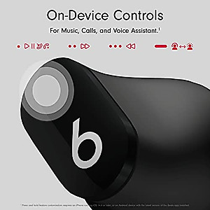 Beats Studio Buds - True Wireless Noise Cancelling Earbuds - Black with AppleCare+ (2 Years)