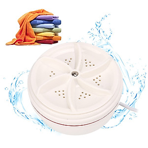 ciciglow Mini Washing Machine, Portable Ultrasonic Washing Machine with Multiple Suction Cup Base,18W, for Rags Towels Underwear Socks
