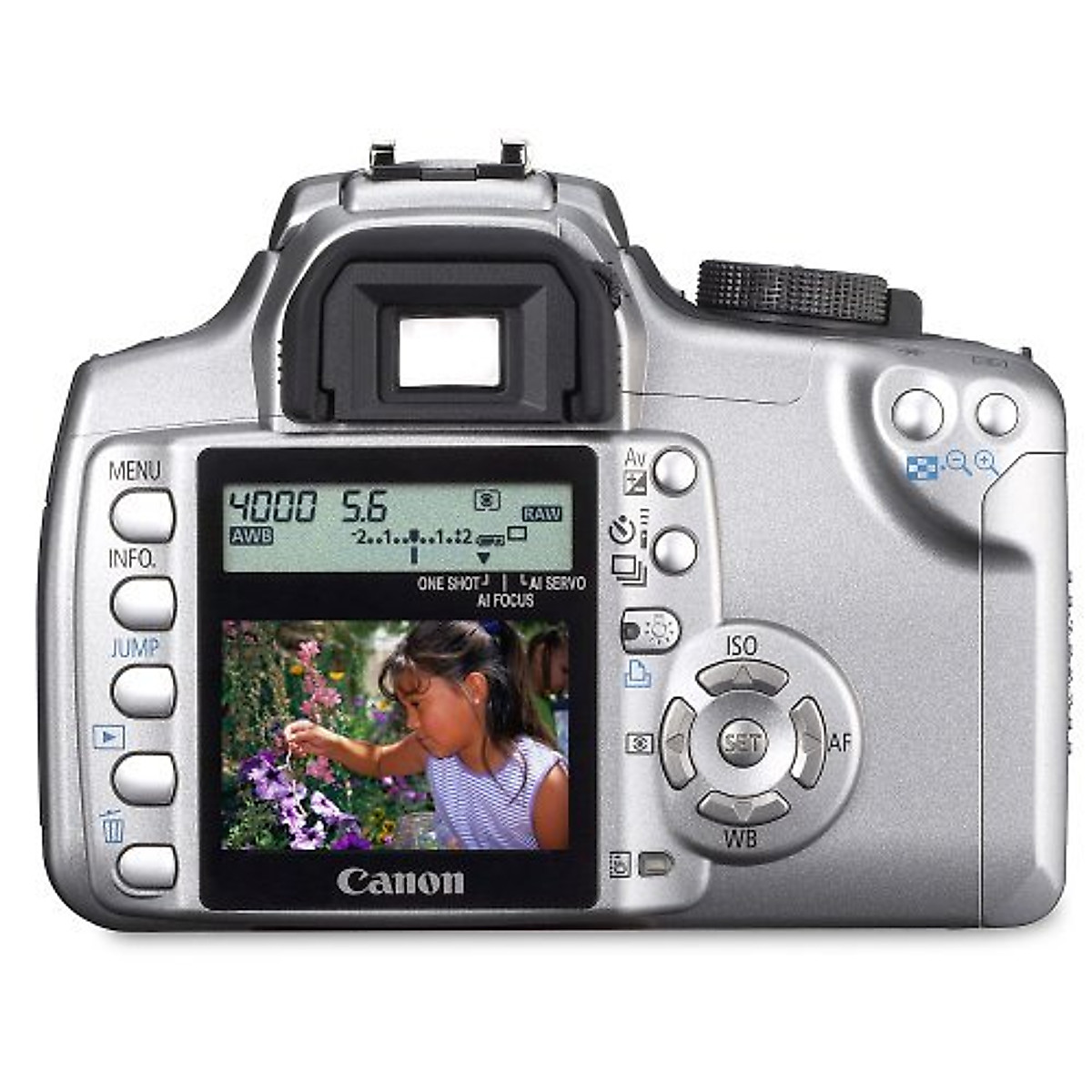 Canon Digital Rebel XT DSLR Camera with EF-S 18-55mm f/3.5-5.6 Lens (Silver-OLD MODEL) (Renewed)