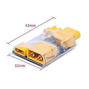 iFlight XT30/ XT60 Smoke Stopper with Alarm Buzzer,Short-Circuit Protection Safety Inspecting for 2-6S RC Quad FPV Racing Drone