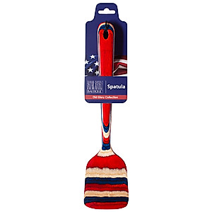 Baltique Old Glory Collection 12-1/2" Wooden Spatula, Kitchen Utensils Safe for Nonstick