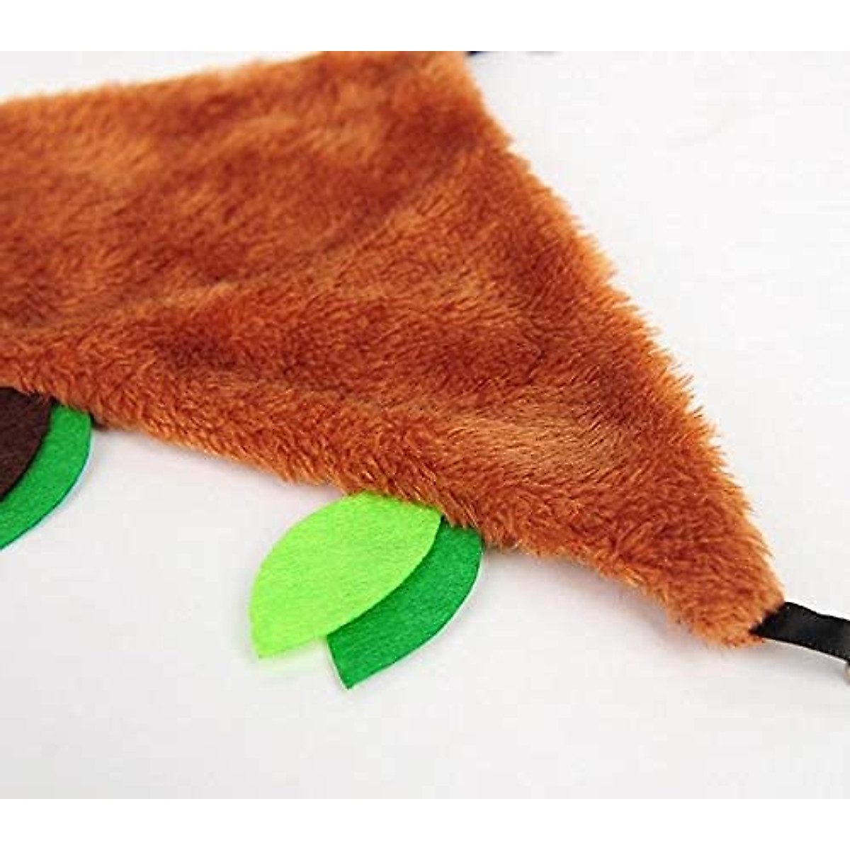 5pcs Hamster Hammock Small Animals Hanging Warm Bed House Cage Nest Accessories Forest Pattern Cage Toy Leaf Hanging Tunnel and Swing for Sugar Glider Squirrel Hamster Playing Sleeping