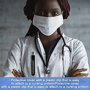 EKG Caliper ECG Calipers Measuring Tool with Ruler Electrocardiogram Drafting Divider for Nursing (Black,2 Pieces)