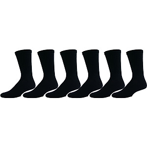 Winterlace 72 Pairs Cotton Crew Socks for Men Women, Athletic Casual Moisture Wicking Bulk Sport Sock