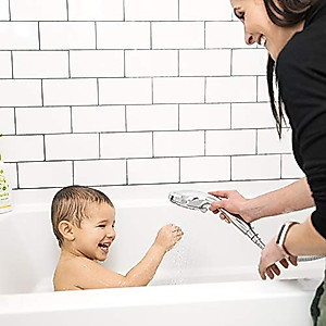 AquaBliss TheraSpa Hand Shower – 6 Mode Massage Shower Head with Hose High Pressure to Gentle Water Saving Mode - 6.5 FT No-Tangle Handheld Shower Head with Extra Long Hose & Adj. Mount | Chrome