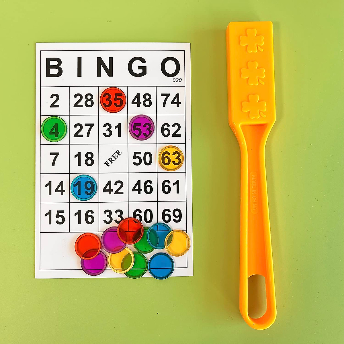 SEETOOOGAMES 300 Pieces Magnetic Bingo Chips Only- Mixed