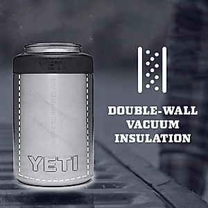 YETI Rambler 12 oz. Colster Can Insulator for Standard Size Cans, White, 1 Count (Pack of 1)