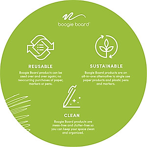 Boogie Board VersaNotes Starter Pack, Reusable 3-Pack 4x4 Dry-Erase and Sticky Note Alternative for Home and Office, Includes 3 VersaNotes, Magnetic Mounting Plates, Instant Erase, and VersaPen Stylus