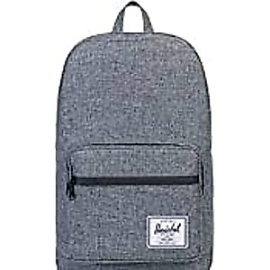 Herschel Pop Quiz Backpack, Raven Crosshatch/Black, Classic 22L