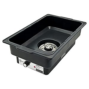 Winco EWP-2 Electric Chafer Water Pan, 900-watt, Black,Medium