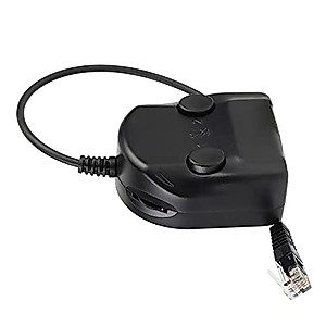 Cuifati Headset Splitter Adapter, Crystal Clear Sound, Volume Control, Training Box, 2 in 1, Call Center, Training New People, Monitoring