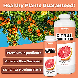 Citrus Fertilizer for All Citrus and Fruiting Trees, Liquid Plant Food 8 oz (250mL)