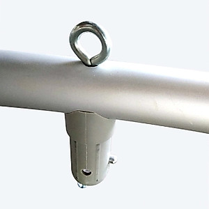 BANNER BUZZ MAKE IT VISIBLE Tapered Square Fabric Hanging Ceiling Banner Sign Single Side Printed Outside for Trade Show Display (12 X 3.5')