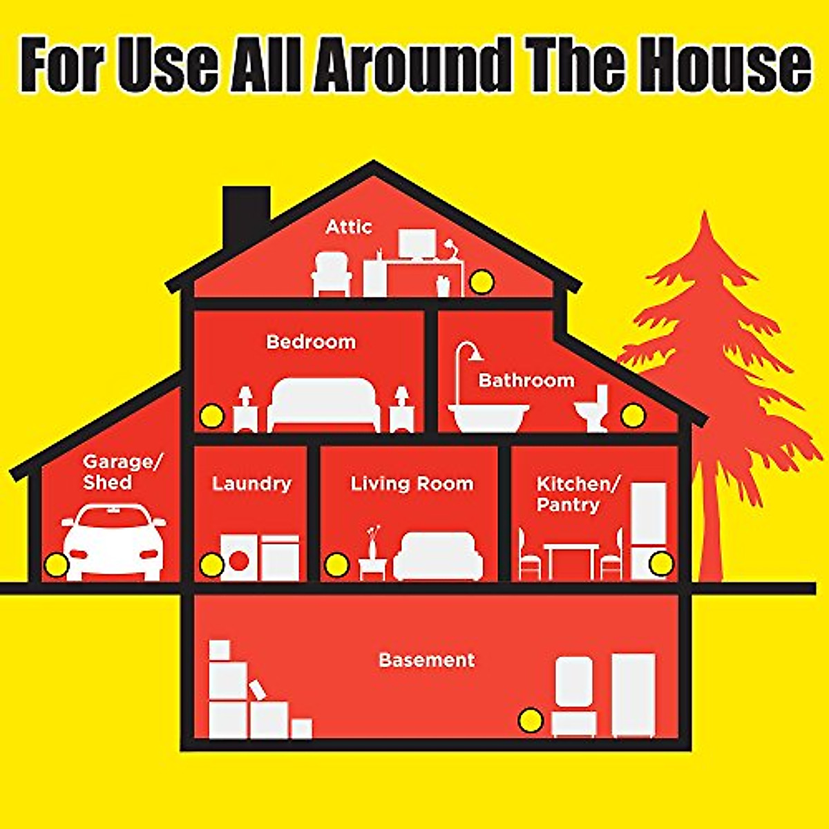 d-CON Corner Fit Mouse Poison Bait Station, 1 Trap + 2 Bait Refills