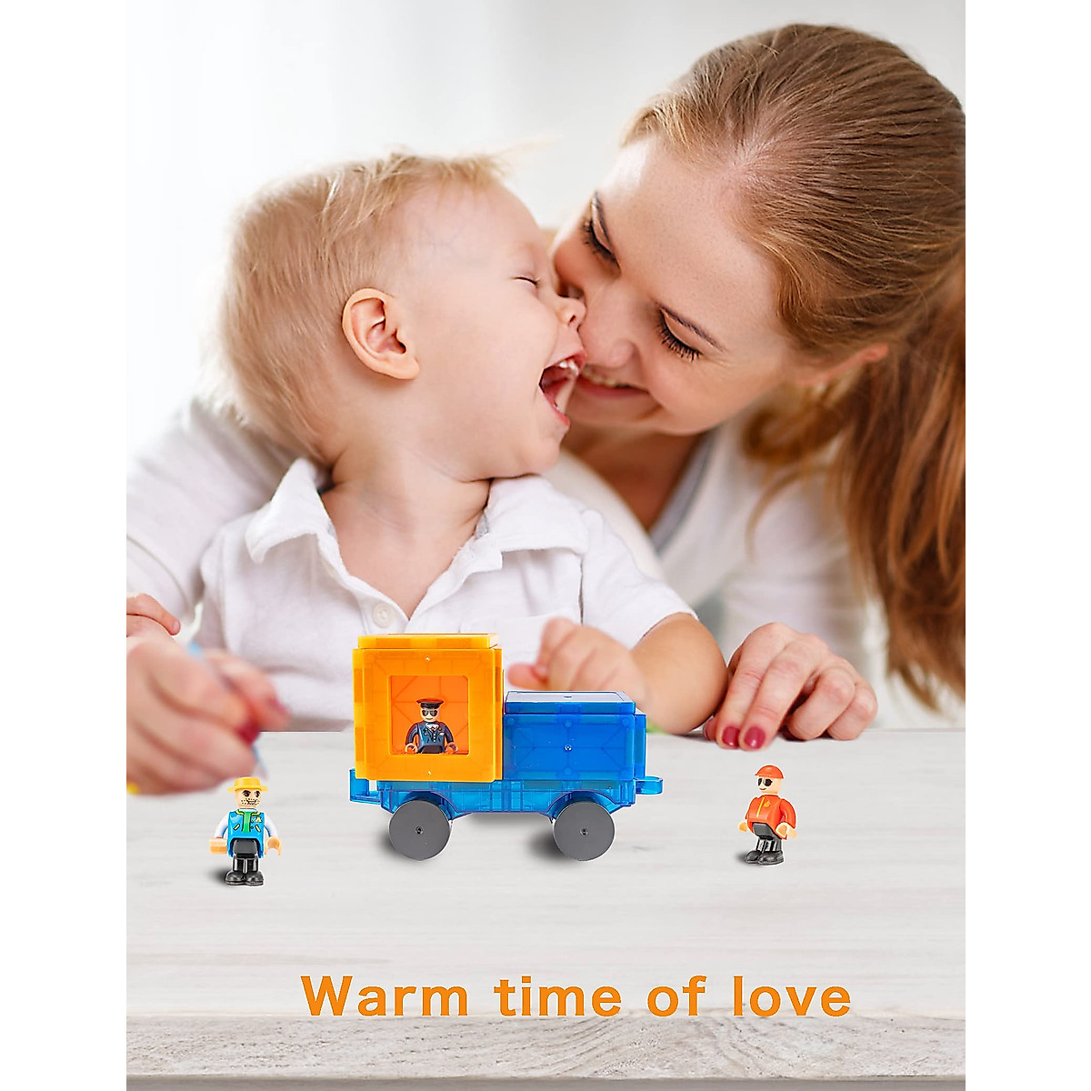 Vanstarry Magnetic Figures,Community Figures Set of 16 Pieces,Play People Perfect for Magnetic Tiles,STEM Learning Toys Children,Magnetic Tiles Expansion Pack (16 Magnetic Figures)