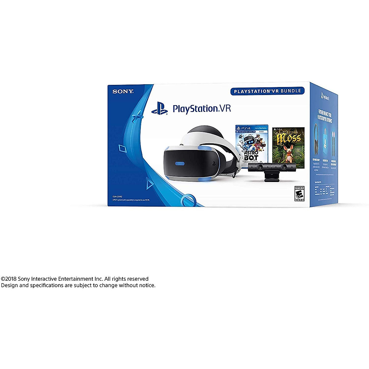 Playstation VR - Astro BOT Rescue Mission + Moss Super Bundle: Playstation VR Headset, Playstation Camera, Demo Disc 2.0, Astro BOT Rescue Mission + Moss Game