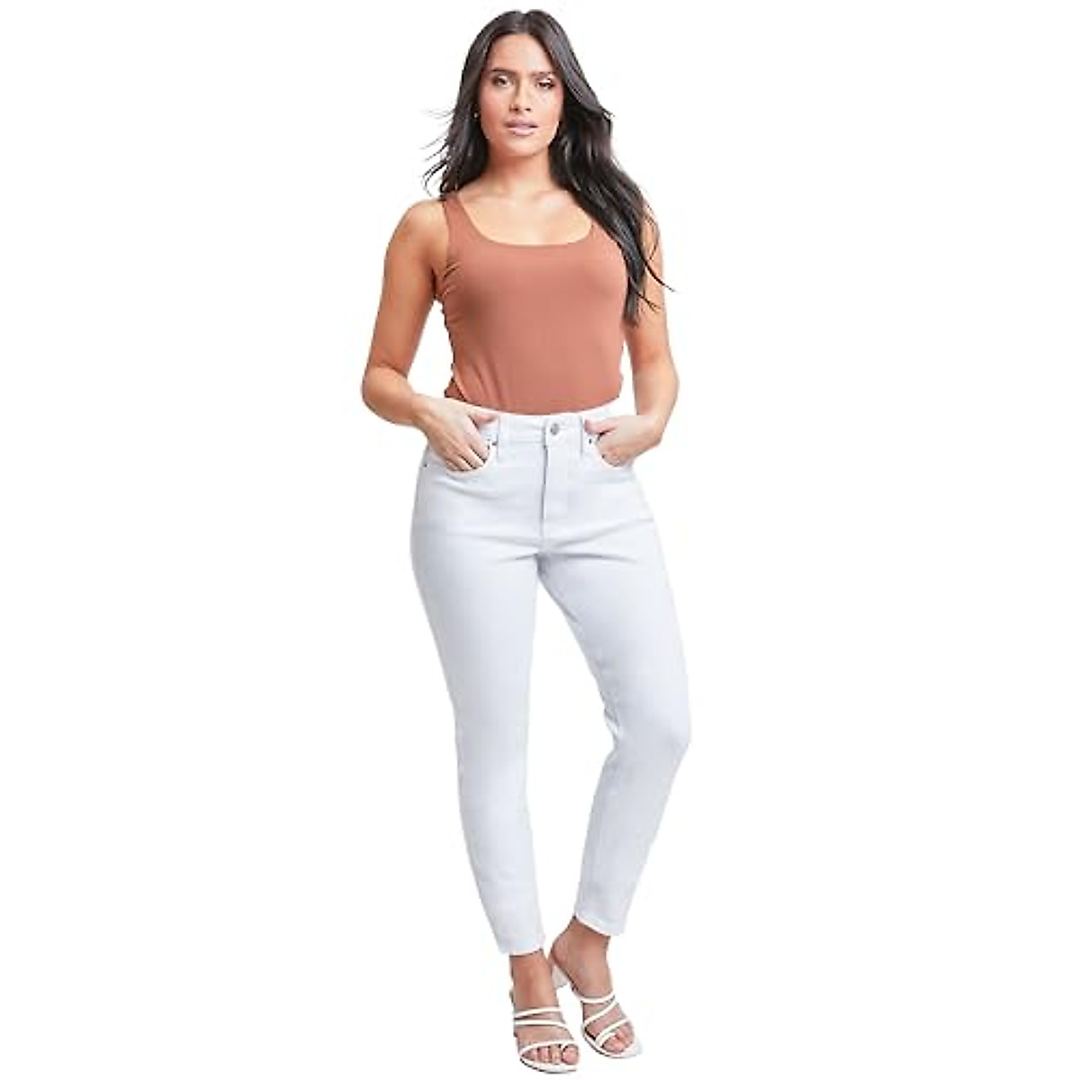 Women's Vintage Dream High Rise Skinny Jeans, White, 04