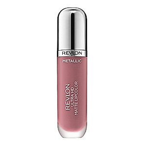 Revlon Ultra HD Metallic Matte Liquid Lipcolor, Liquid Lipstick, Glam